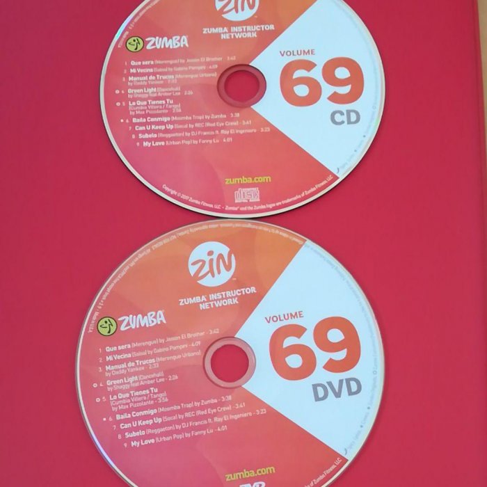 [Hot Sale]2018 New dance courses ZIN ZUMBA 69 HD DVD+CD|0ZUMBA69D-C|ZUMBA™DVD+CD