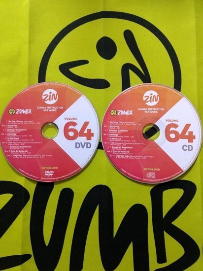 [Hot Sale]2018 New dance courses ZIN ZUMBA 64 HD DVD+CD|0ZUMBA64D-C|ZUMBA™DVD+CD