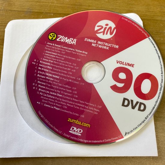 [Hot Sale]2020 New dance courses ZIN ZUMBA 90 HD DVD+CD|0ZUMBA90D-C|ZUMBA™DVD+CD