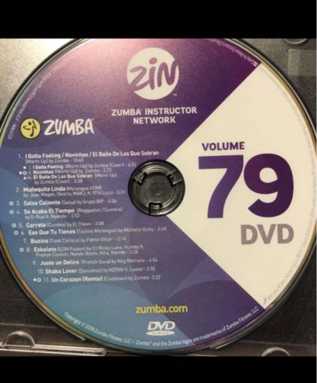 [Hot Sale]2018 New dance courses ZIN ZUMBA 79 HD DVD+CD|0ZUMBA79D-C|ZUMBA™DVD+CD