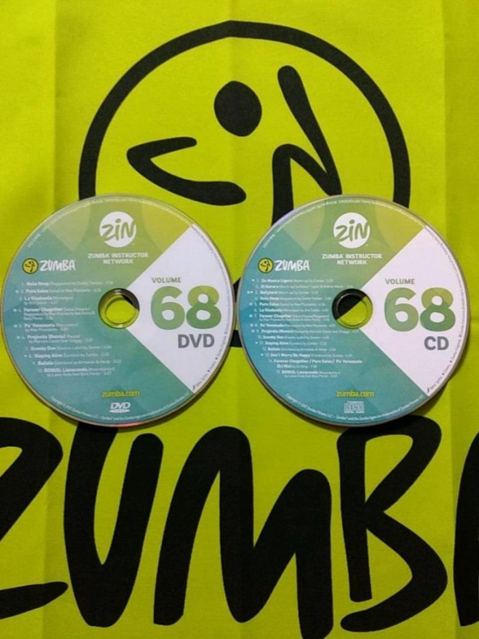 [Hot Sale]2018 New dance courses ZIN ZUMBA 68 HD DVD+CD|0ZUMBA68D-C|ZUMBA™DVD+CD